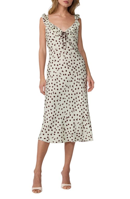 DIANE VON FURSTENBERG Diane von Furstenberg Christina Polka Dot Midi Dress